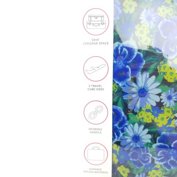 Isaac Mizrahi | Bags | Isaac Mizrahi Travel Packing Cubes 3 Piece Set | Poshmark